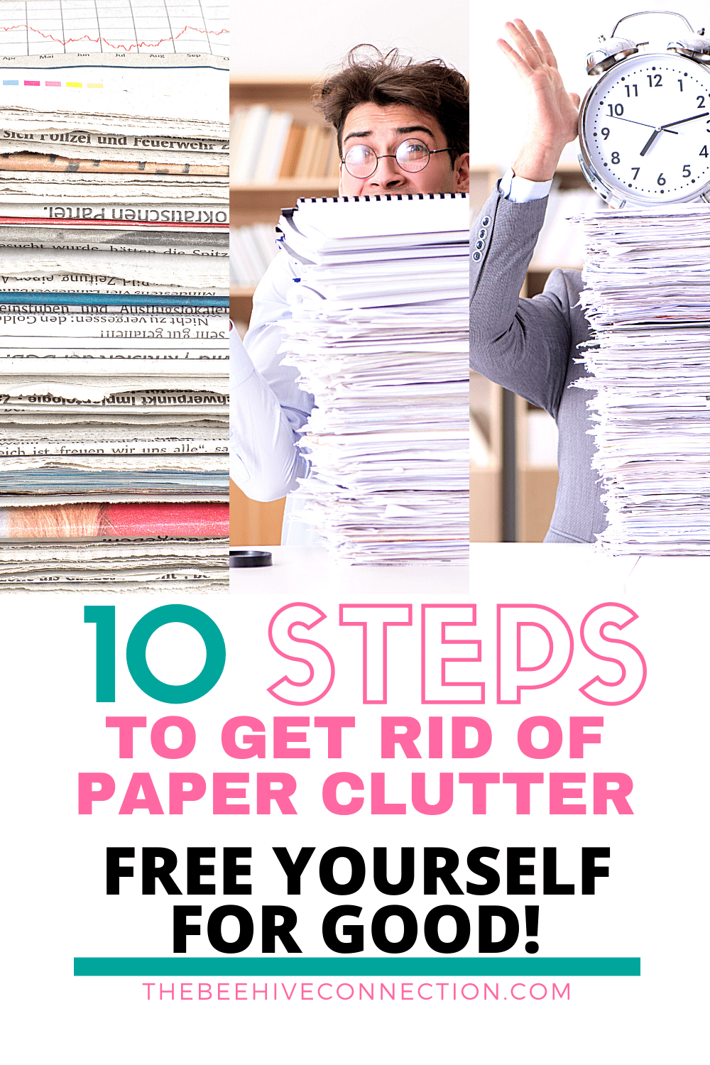 Cluttter Busters - How to Declutter Paper in 10 Easy Steps