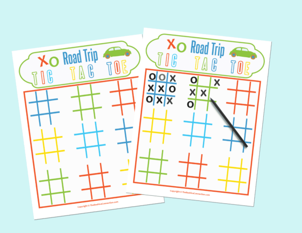 Travel Game Printable Goodie Box Landing Page - The Beehive Connection