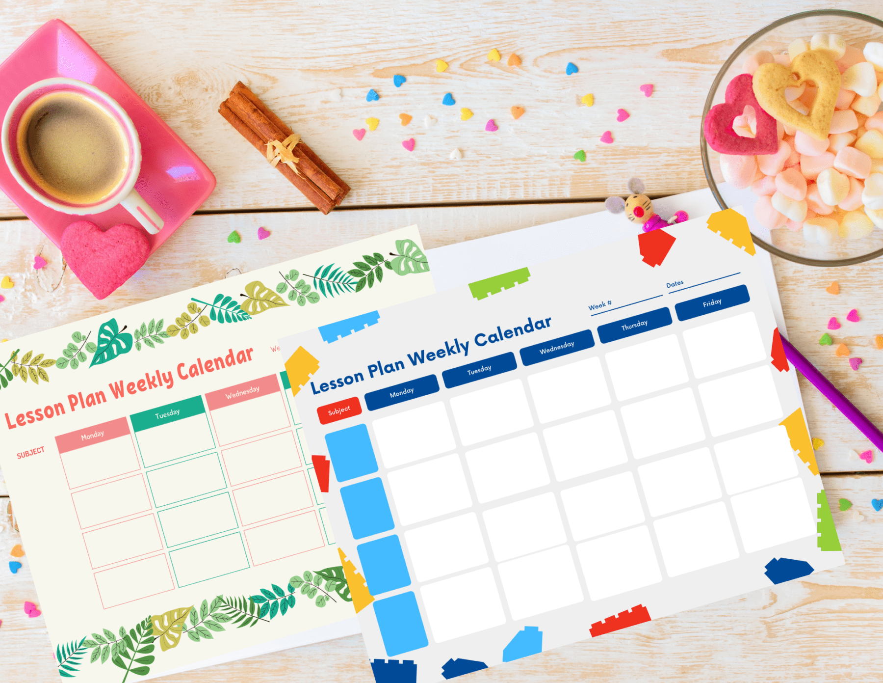March 2022 Printable Monthly Calendar and Weekly Planner