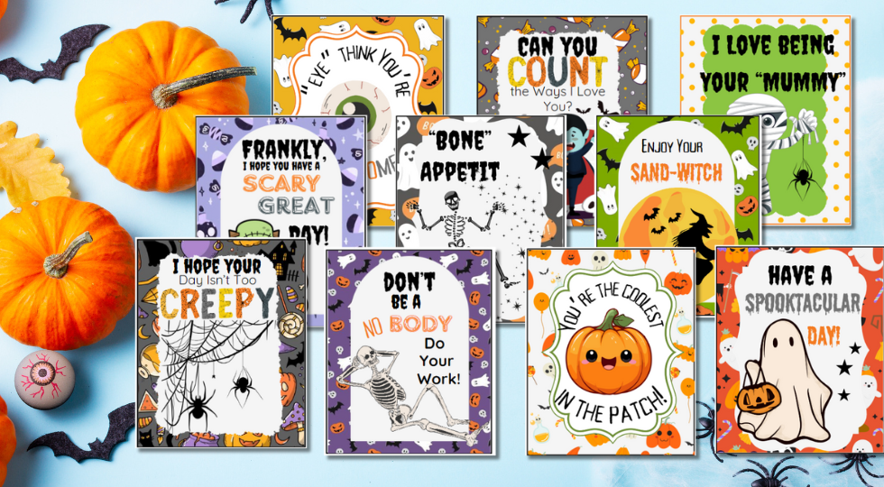 Spooky Delights: A Guide to Halloween Lunch Box Notes - The Beehive ...