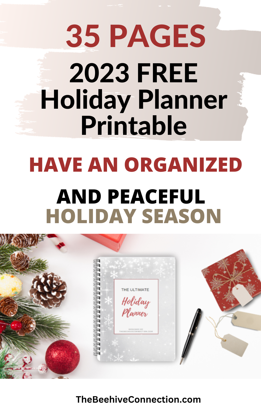 The Ultimate Holiday Planner FREE Printable 2025 - The Beehive Connection