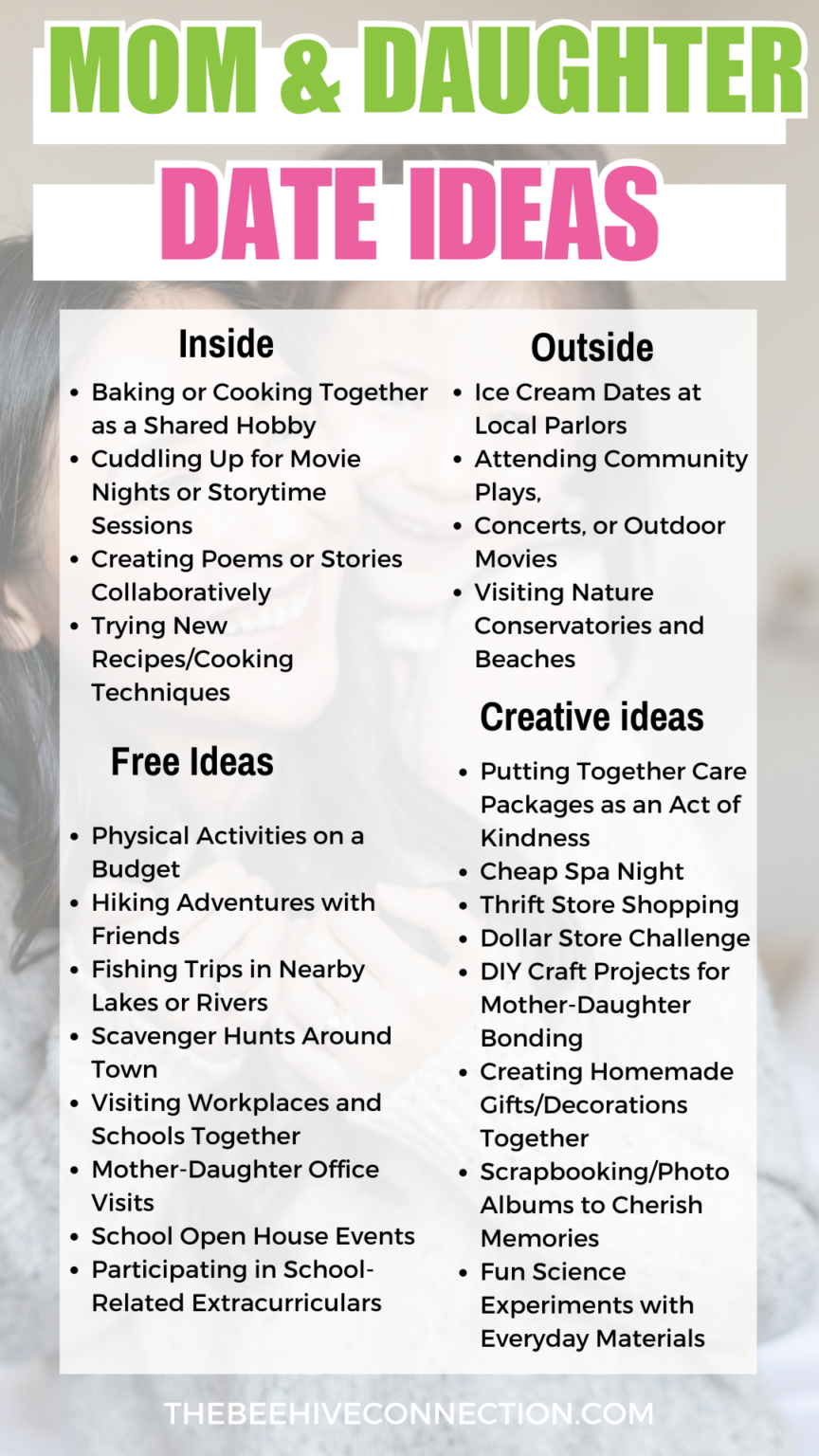 Mom and Daughter Date Ideas for Any Budget - 31 Activities