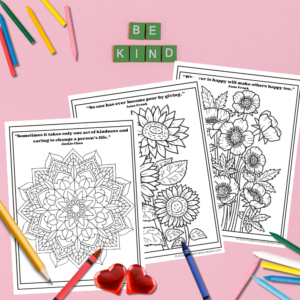Spread Joy - 26 Free Kindness Coloring Pages for Kids and Adults - The ...