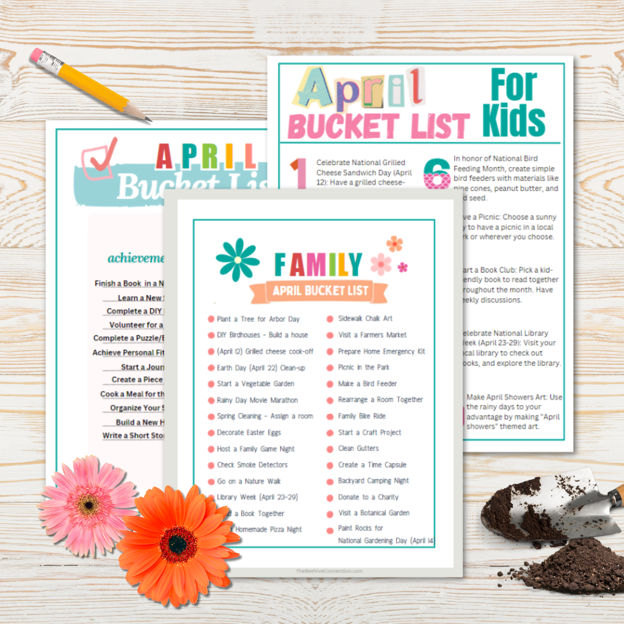 Your Ultimate April Bucket List for Family Fun - 2025 FREE Printable ...