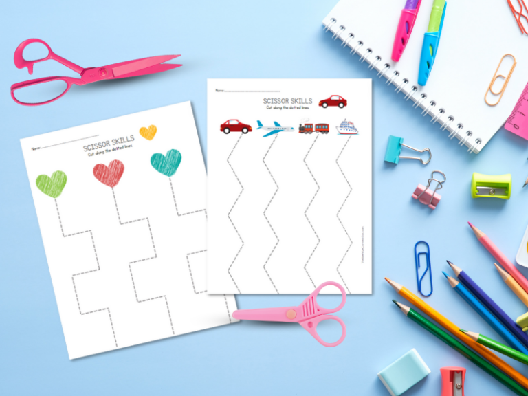 Boost Kid's Skills - Cutting Practice Worksheets Printables