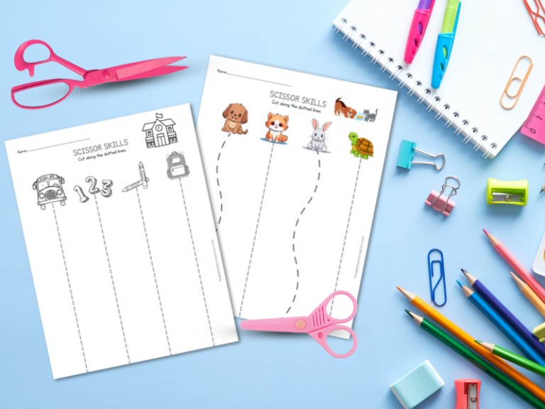 Boost Kid's Skills - Cutting Practice Worksheets Printables