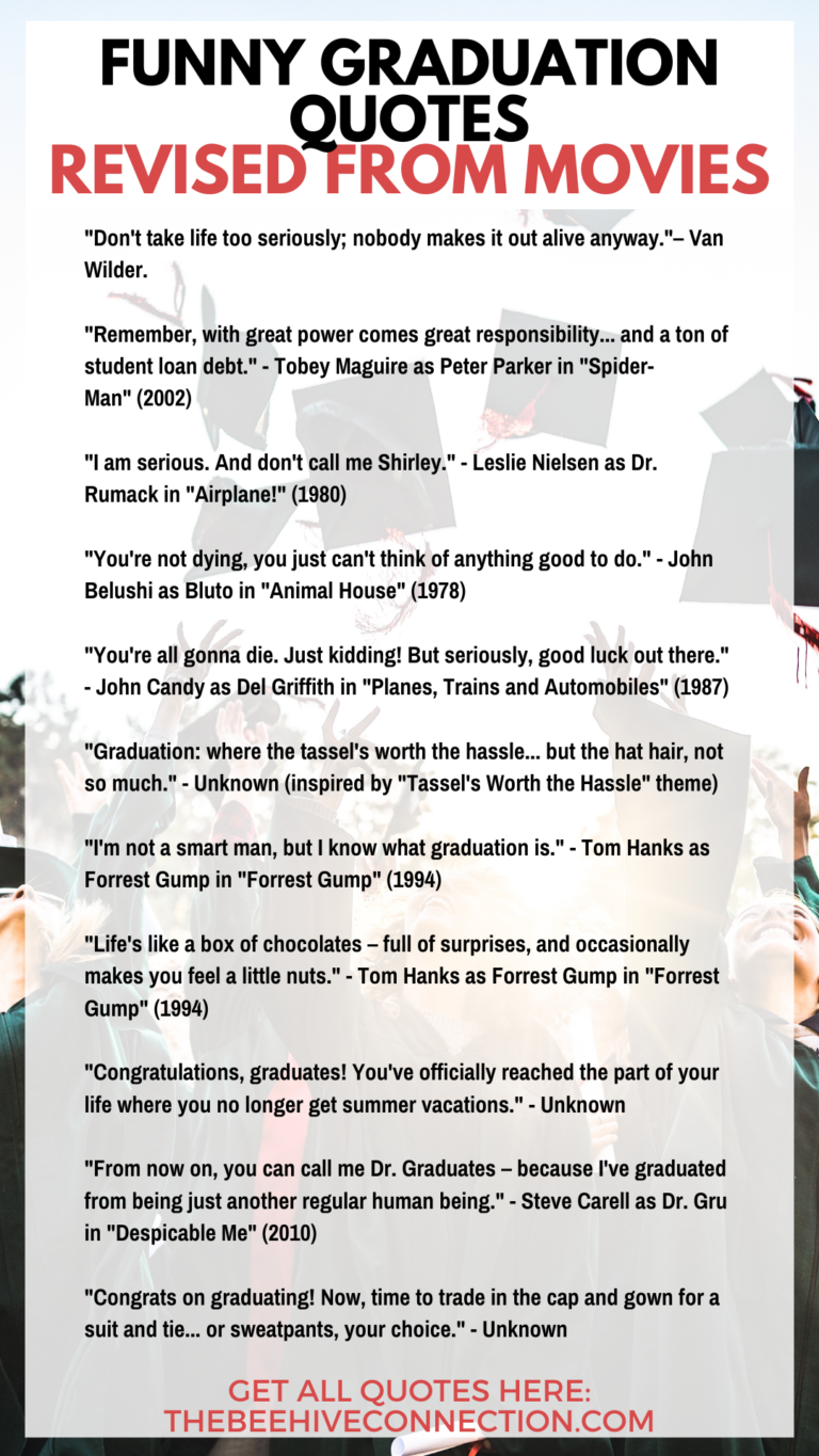 115 Hilarious Graduation Quotes Funny and Not So Funny