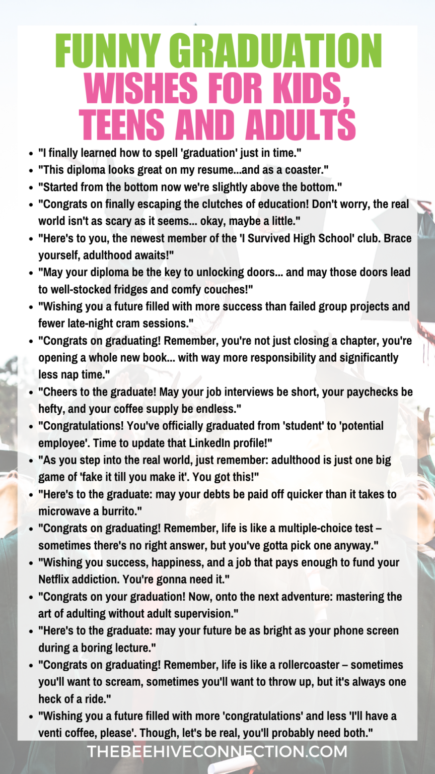 115 Hilarious Graduation Quotes Funny and Not So Funny