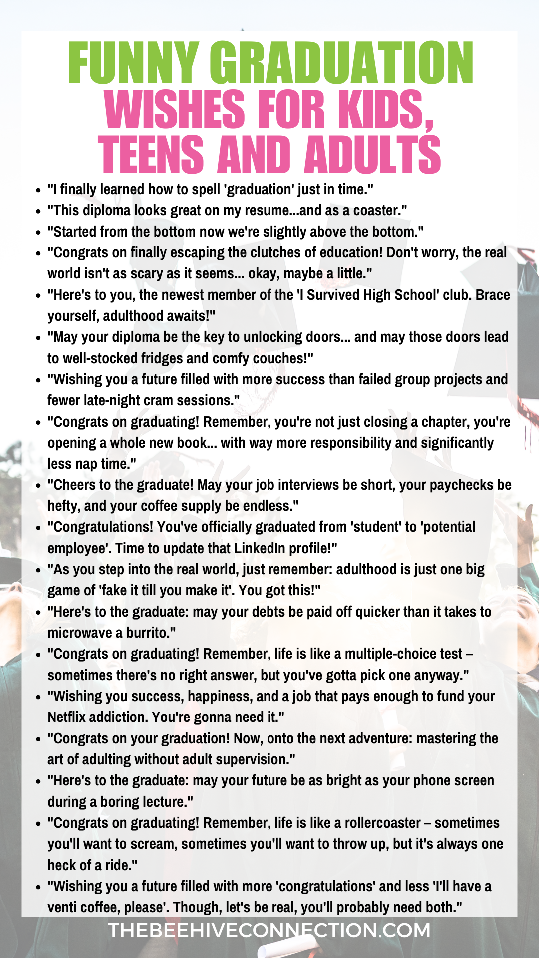 115 Hilarious Graduation Quotes Funny and Not So Funny