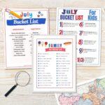 The Ultimate July Bucket List FREE Printable for Everyone