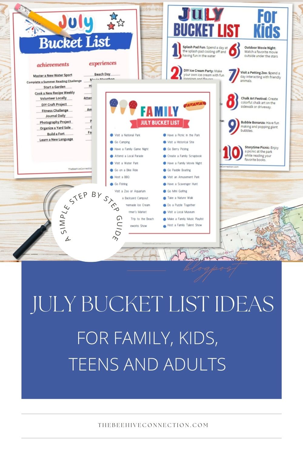 The Ultimate July Bucket List FREE Printable for Everyone