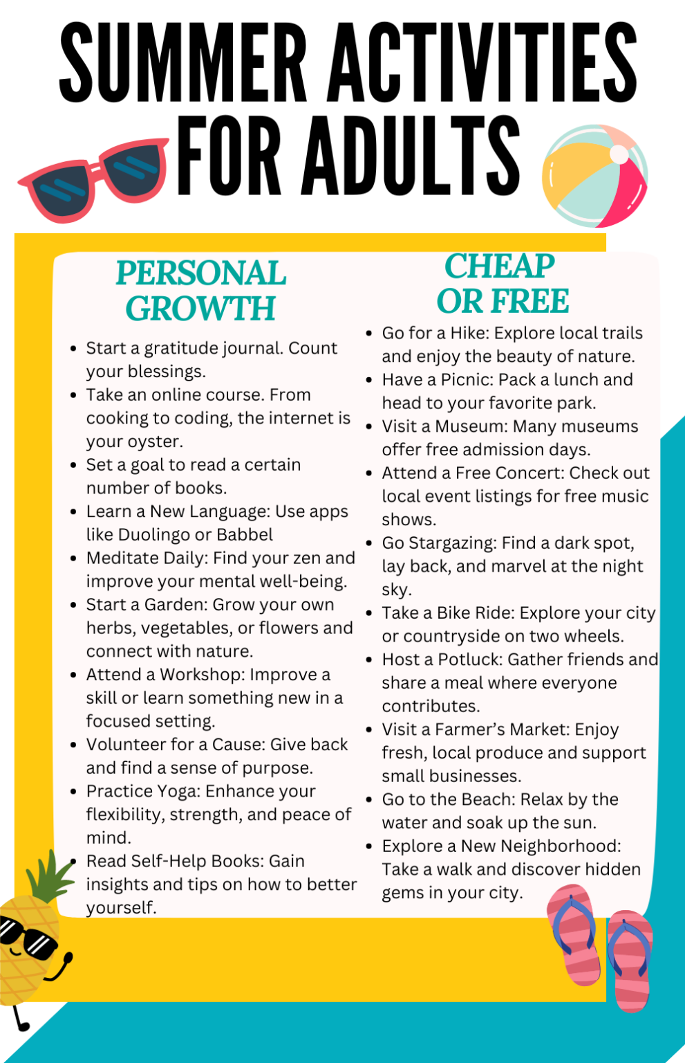 101 Fun Summer Activities for Adults to Enjoy in 2024