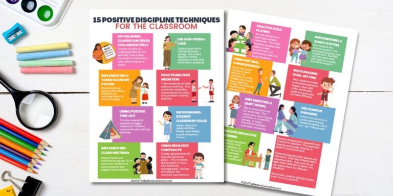 15 Positive Discipline Techniques PDF for Home and Classroom