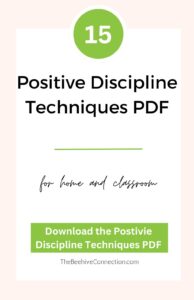 15 Positive Discipline Techniques PDF for Home and Classroom