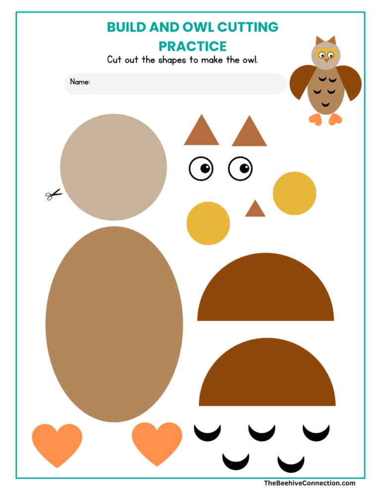 13 FREE Farm Animal Cutting Worksheets